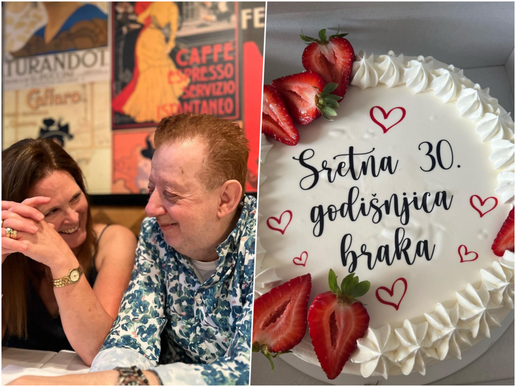 Jasenko Houra i supruga proslavili 30. godišnjicu braka