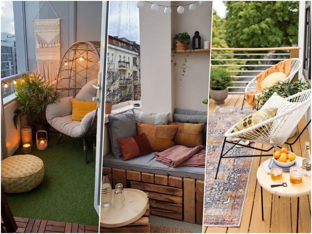 10 super ideja za uređenje balkona u gradu
