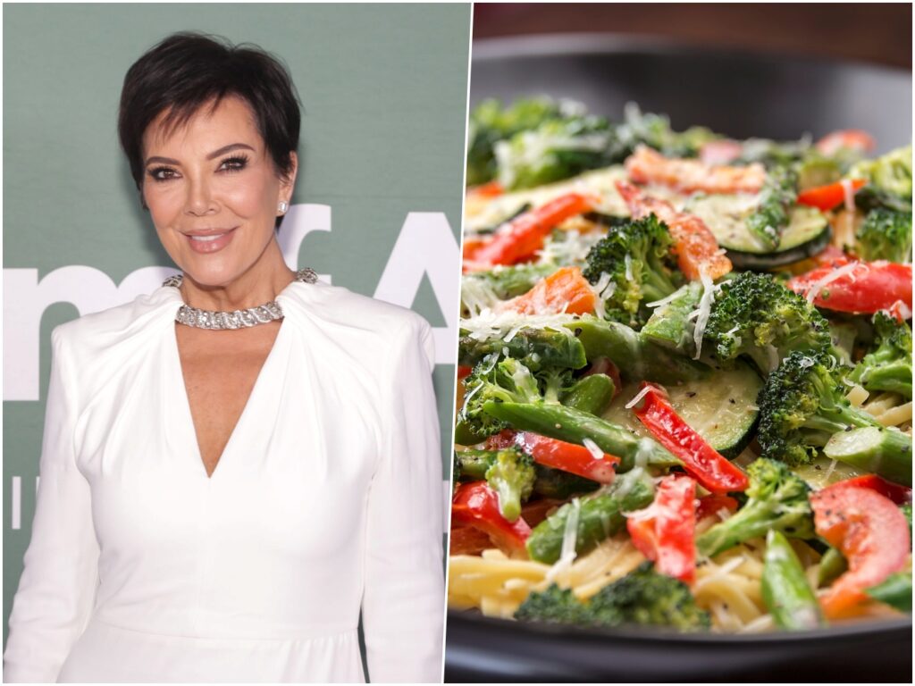 Pasta primavera po receptu Kris Jenner